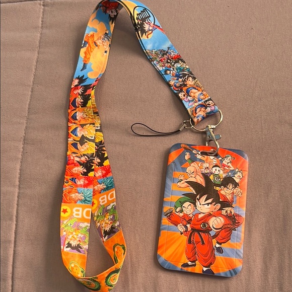 Accessories | Dbz Dragon Ball Z Lanyard And Id Card Holder | Poshmark